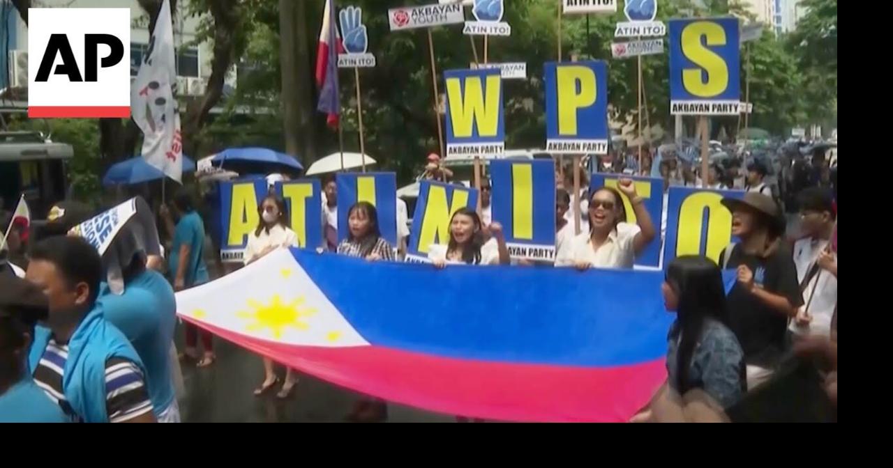 Hundreds of protesters in Manila accuse China of 'aggression' in South ...