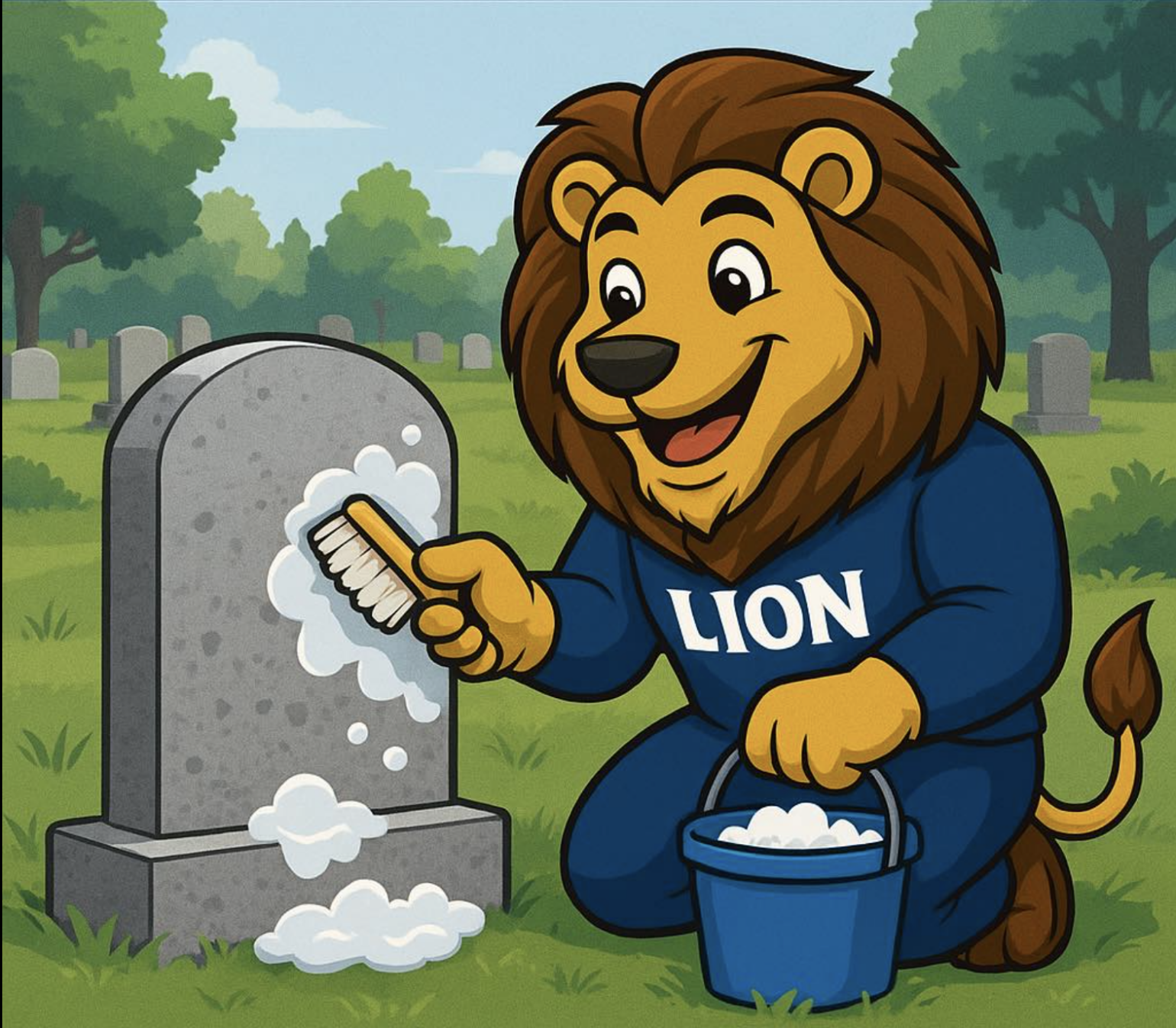 Lion Pressure Washing offering free headstone cleaning | Local & State ...