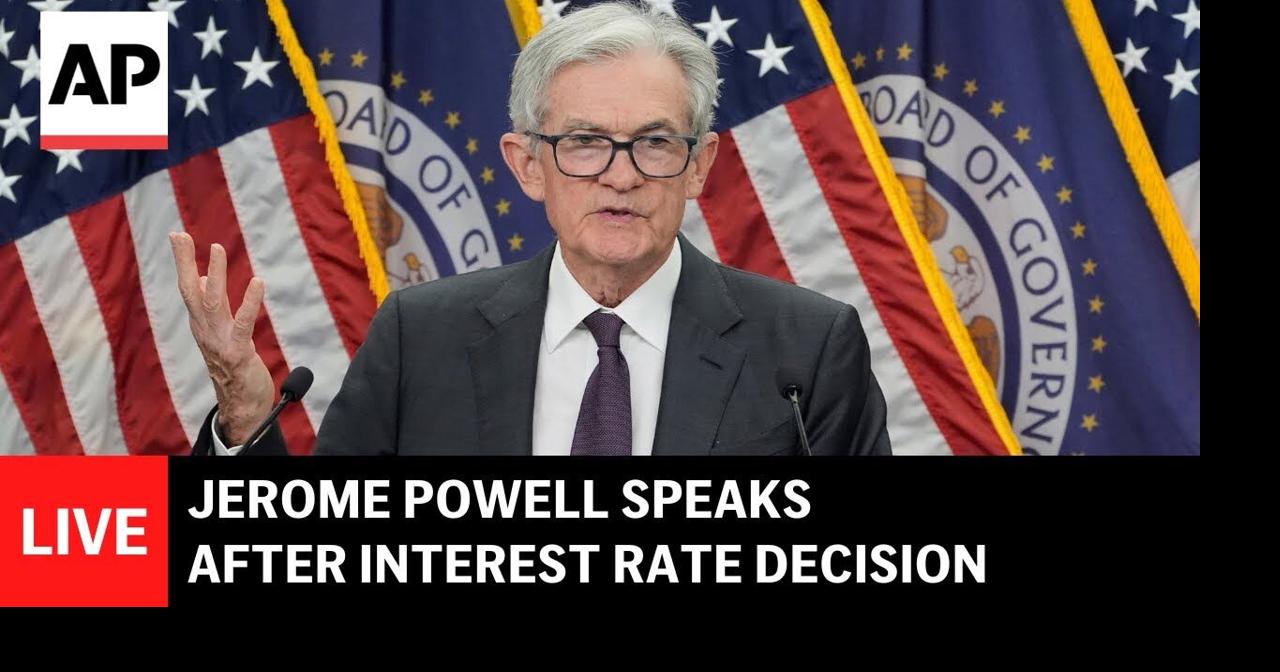Jerome Powell speech LIVE: Fed chair speaks after interest rate ...