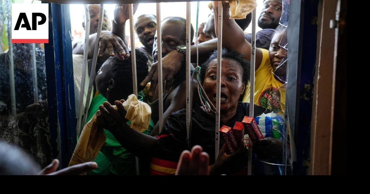 Jamaicans scramble for basic items after direct hit from Hurricane Melissa | Ap Video ...