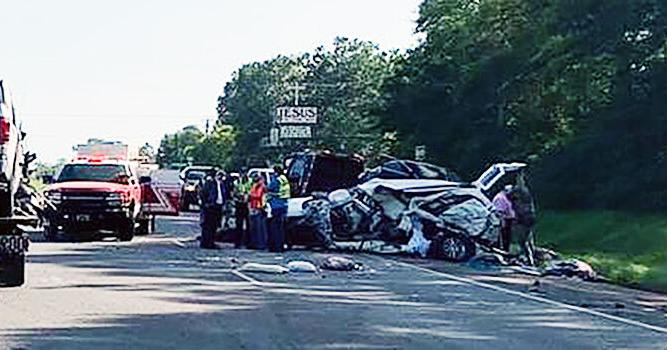Authorities working major wreck with multiple vehicles, serious ...