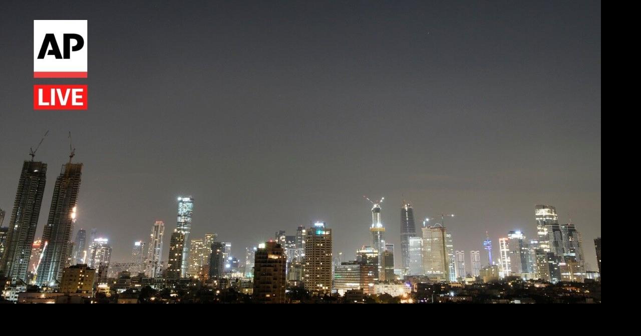 LIVE: Tel Aviv and Jerusalem skyline as Iran war continues | Ap Video ...