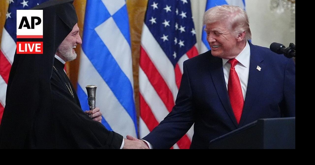LIVE: Trump delivers remarks at Greek Independence Day celebration | Ap ...