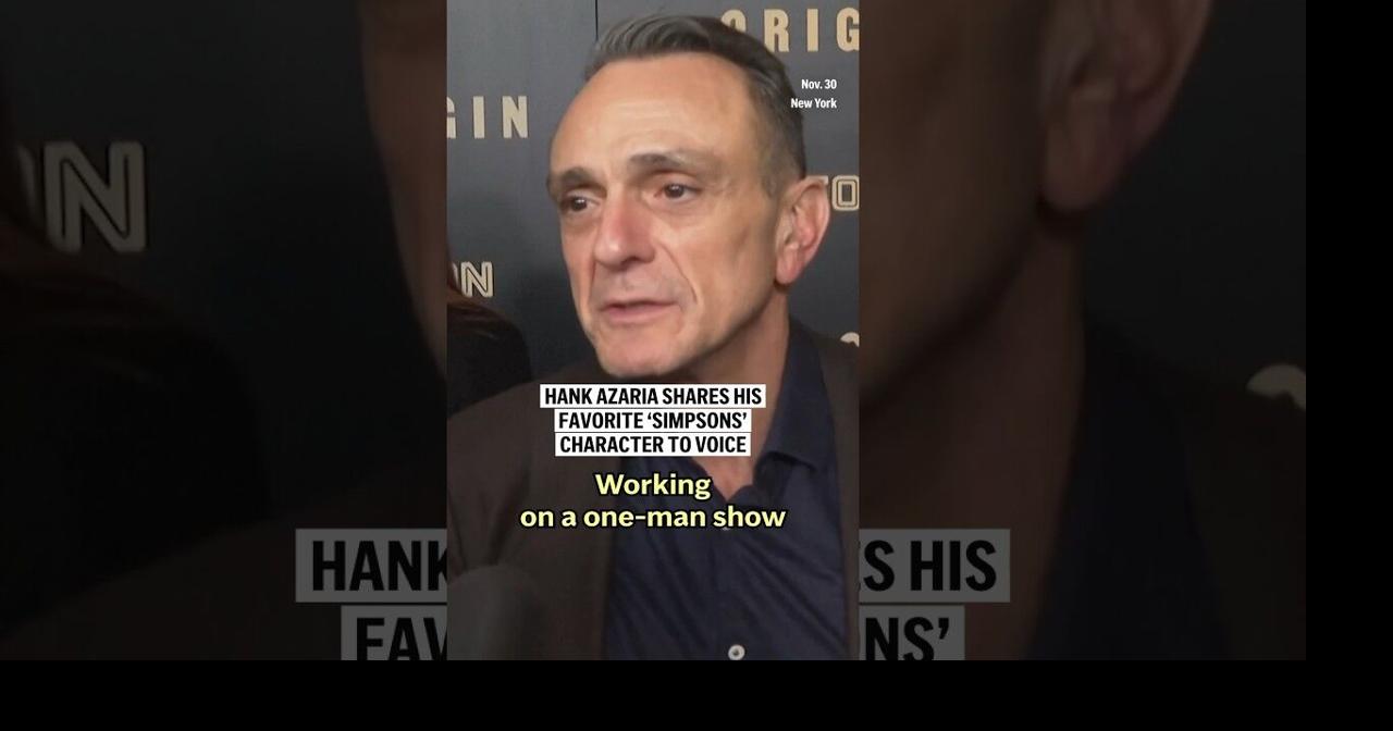 Hank Azaria shares his favorite ‘Simpsons’ character to voice | Ap ...
