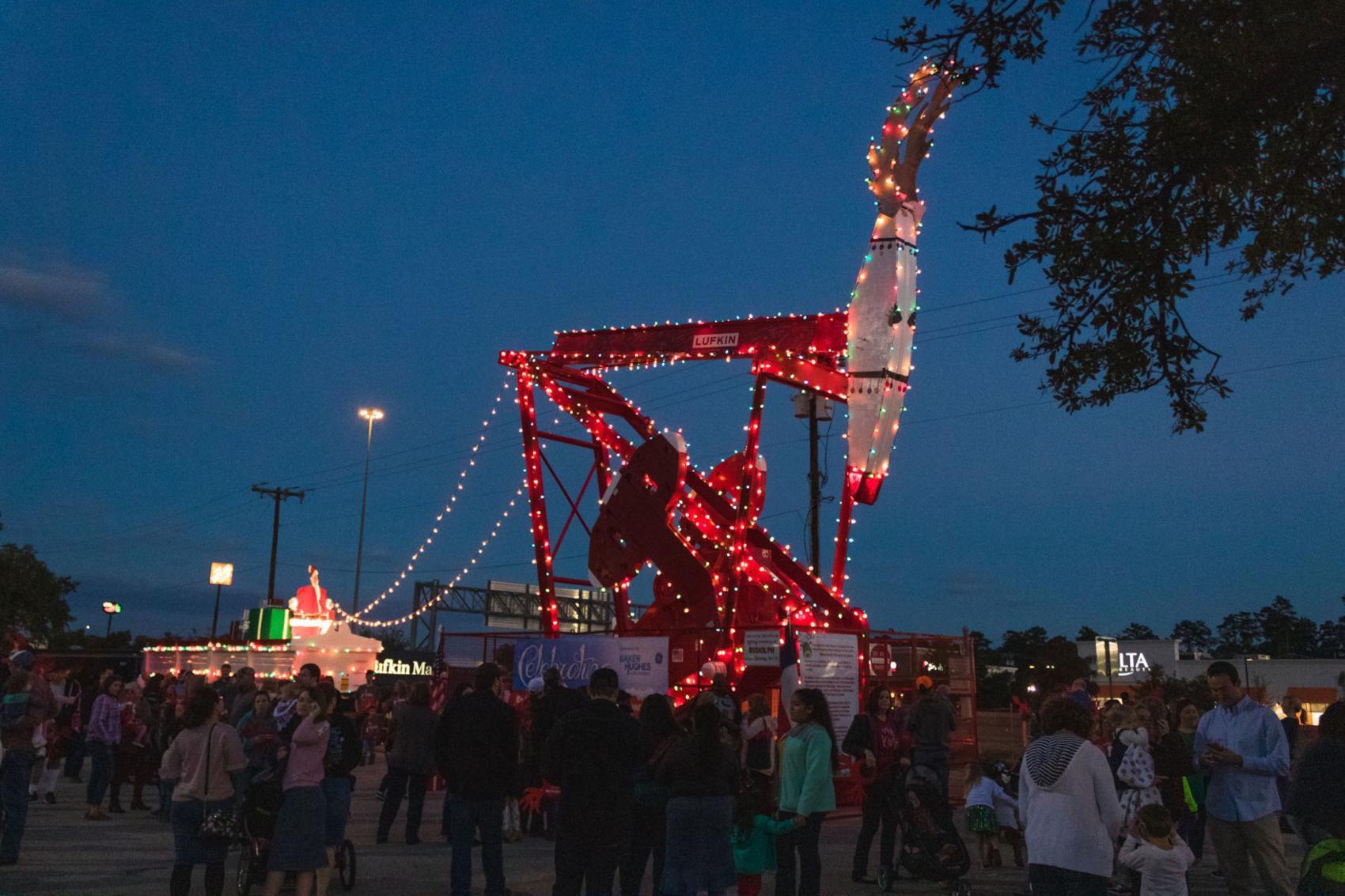 Rudolph the Red-Nosed Pumping Unit moving from mall to municipal ...