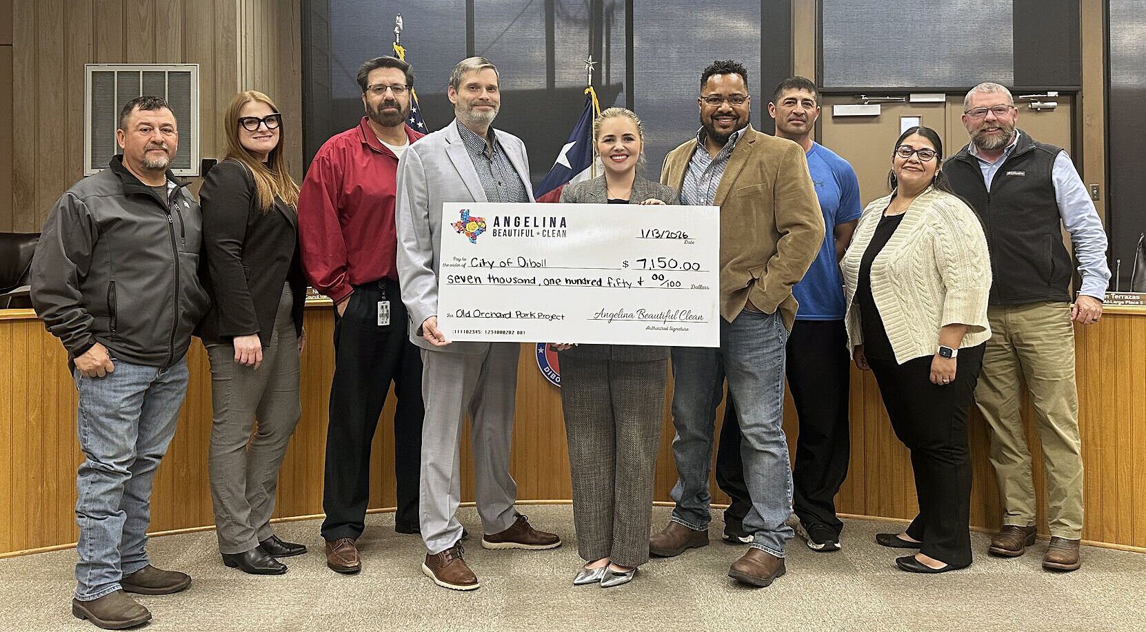 Angelina Beautiful Clean donates $7,150 for Diboll park improvement ...