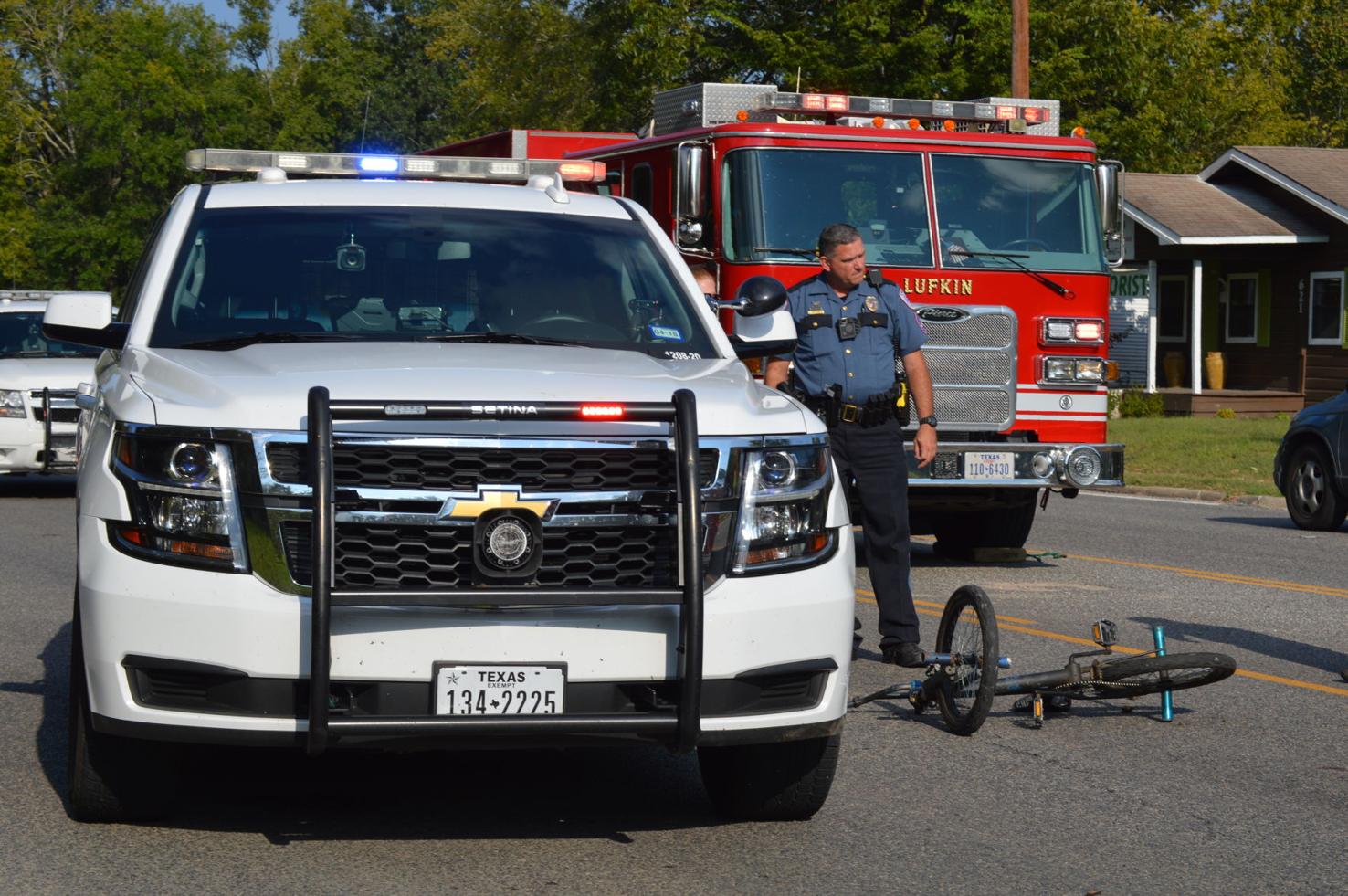 Cyclist injured in accident involving Lufkin police unit | Community ...