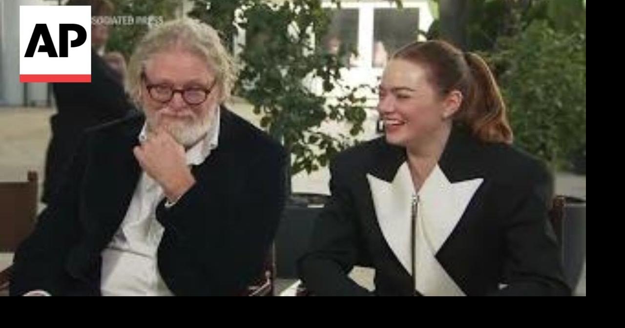 'Poor Things' star Emma Stone & screenwriter Tony McNamara | AP ...