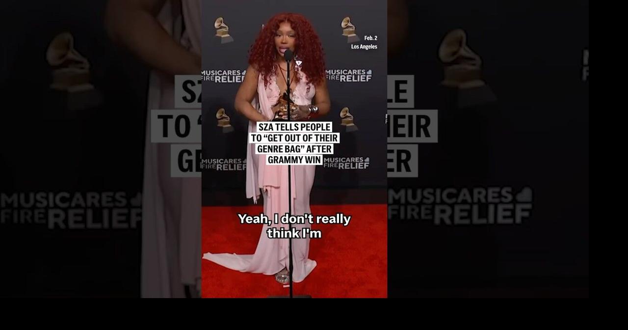 SZA tells people to "get out of their genre bag" after Grammys win | Ap ...