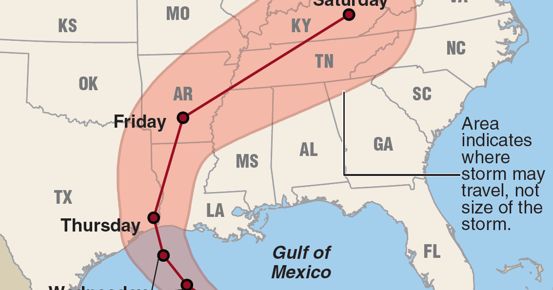 Cindy brings tropical storm warning, flash flood watch | Local & State ...