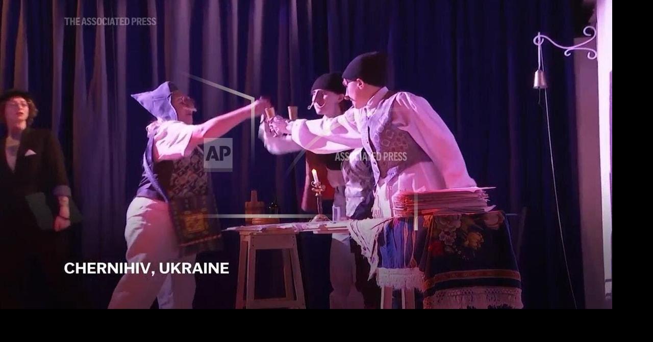 With most male actors at war, a small Ukrainian theatre reinvents ...