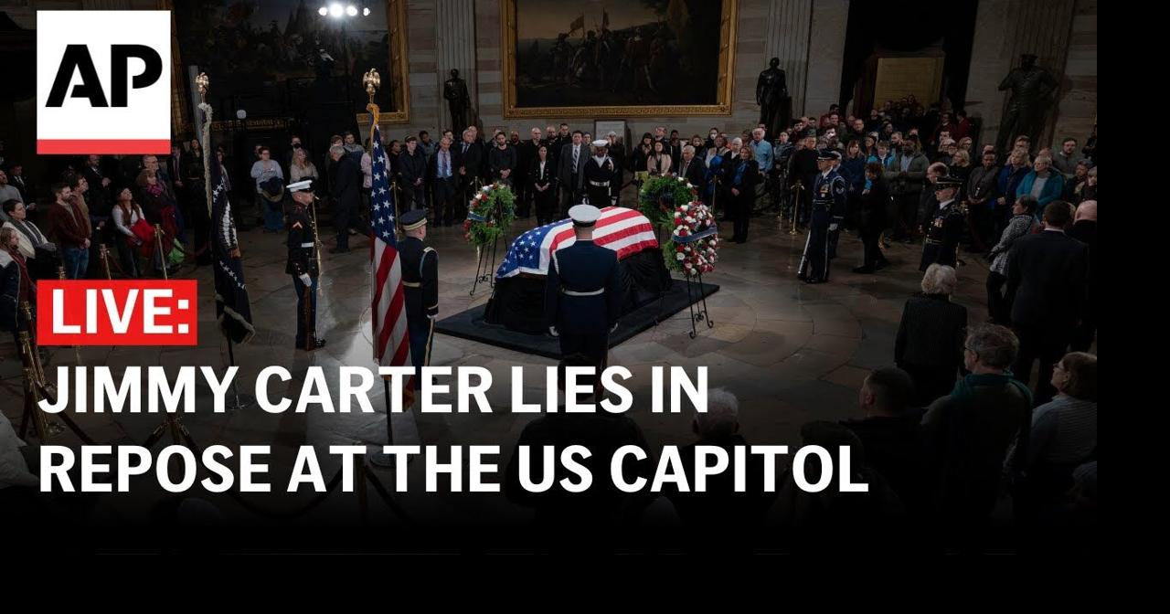 LIVE: Jimmy Carter lies in repose at the US Capitol | Ap Video ...