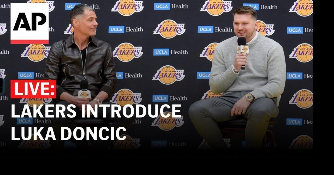 LIVE: Lakers introduce Luka Doncic in press conference | Ap Video ...