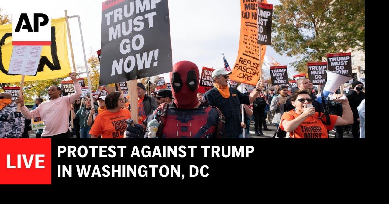 LIVE: Protest against Trump in Washington, DC | Ap Video ...