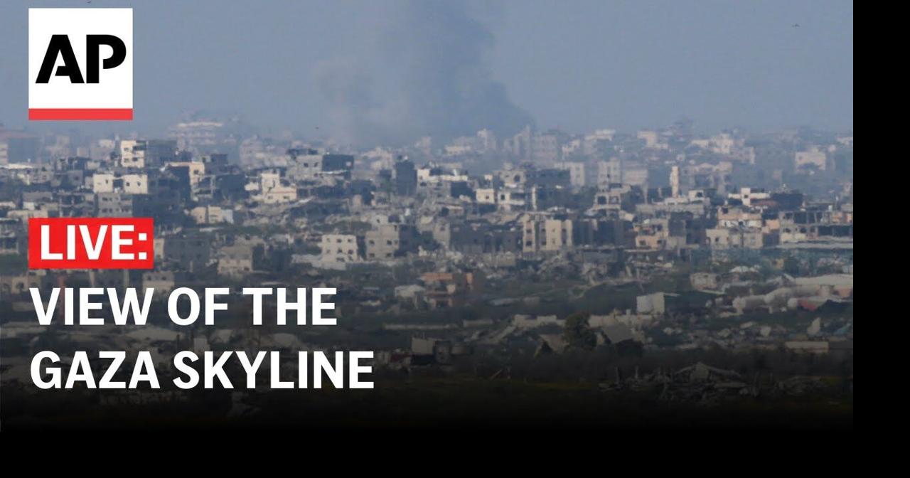 LIVE: View of Gaza skyline as Israel launches airstrikes across the ...