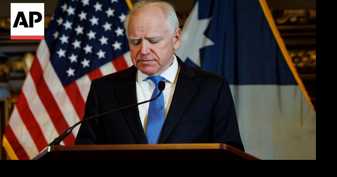 AP explains as Tim Walz ends bid for third term as Minnesota governor ...