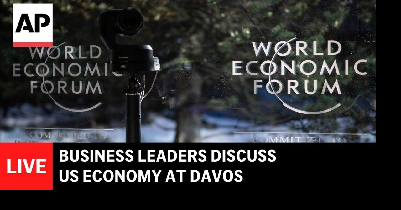 LIVE: Business leaders discuss US economy at Davos | Ap Video ...
