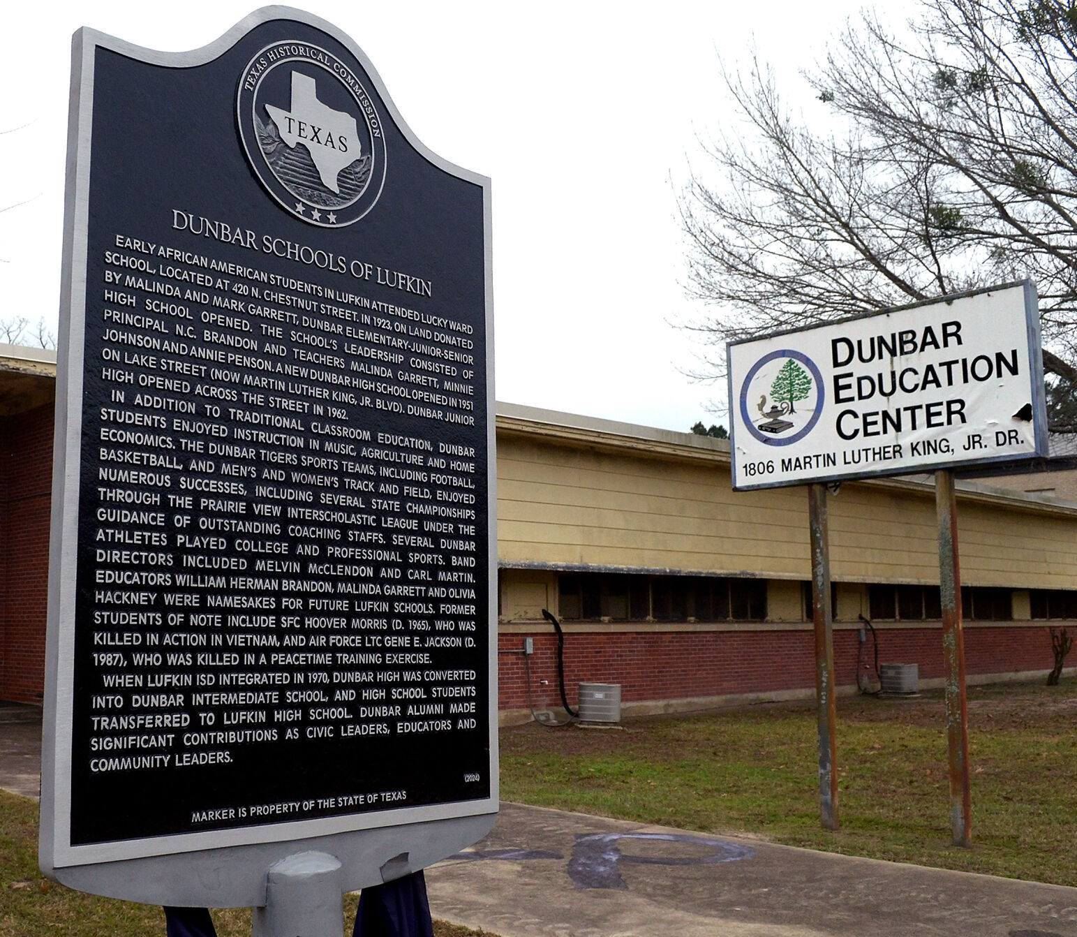 Dunbar honored with Texas Historical Marker | Local & State ...