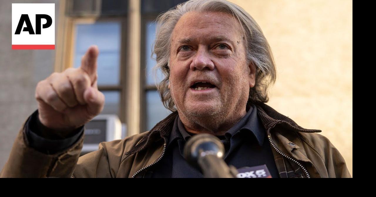 Steve Bannon warns prosecutors: 'the hunted are about to become the hunters' | Ap Video ...