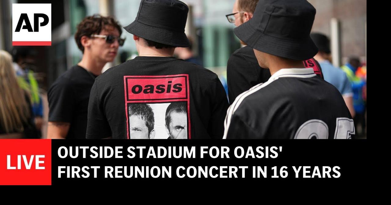 LIVE: Outside Cardiff stadium for Oasis' first reunion concert in 16 ...