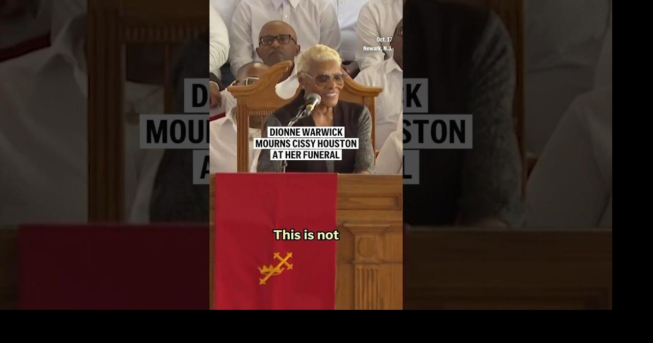 Dionne Warwick mourns Cissy Houston at her funeral | Ap Video ...