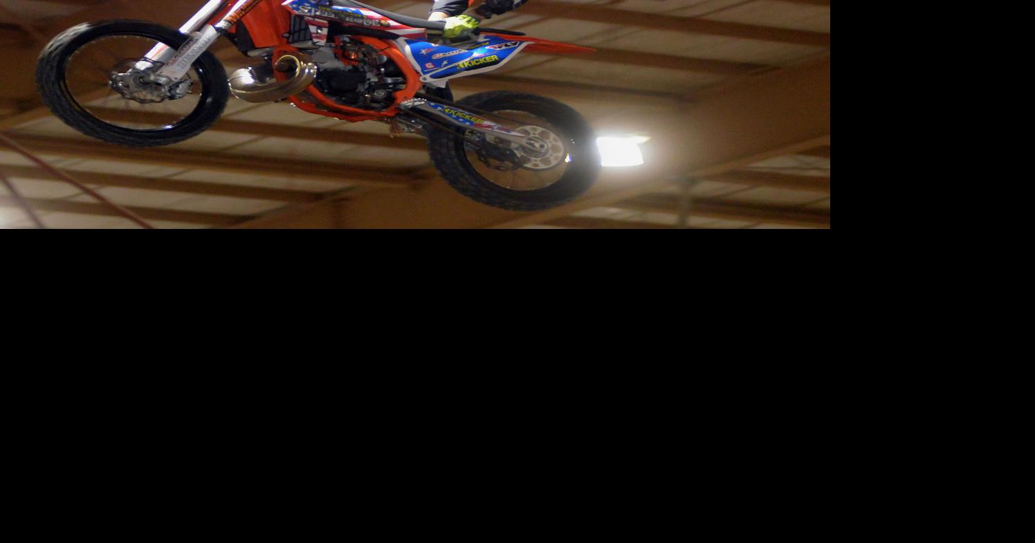 Motorcycle stunt show provides thrills for riders, crowd at rodeo ...