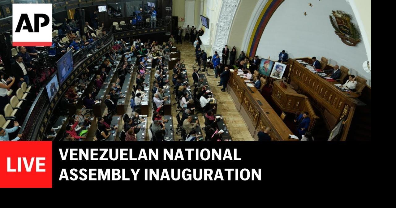 LIVE: Venezuelan National Assembly inauguration | Ap Video ...