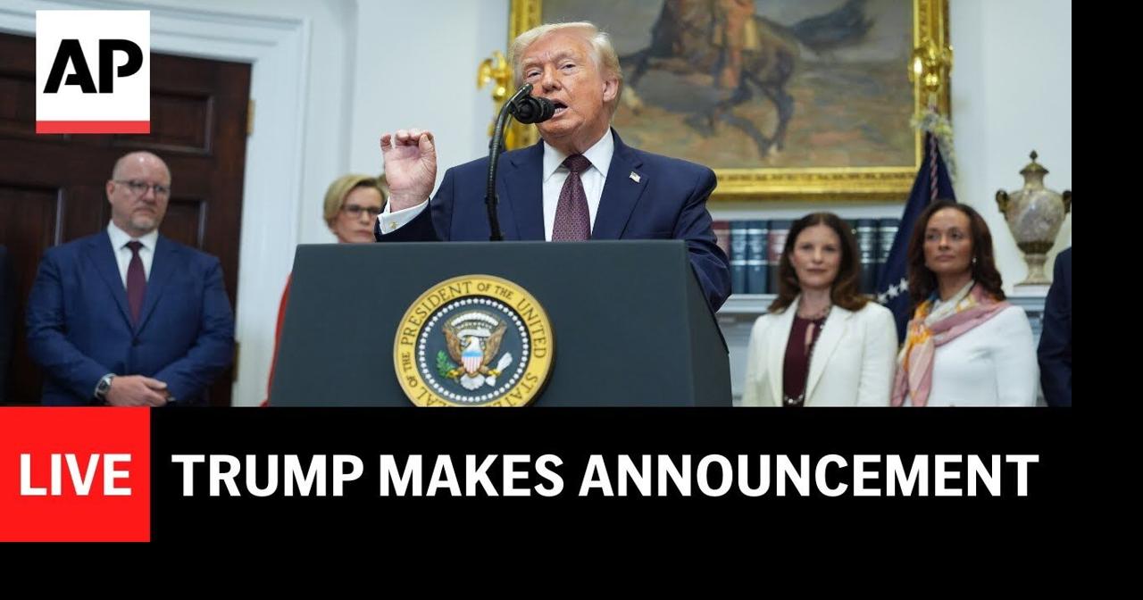 LIVE: Trump makes an announcement | Ap Video | lufkindailynews.com