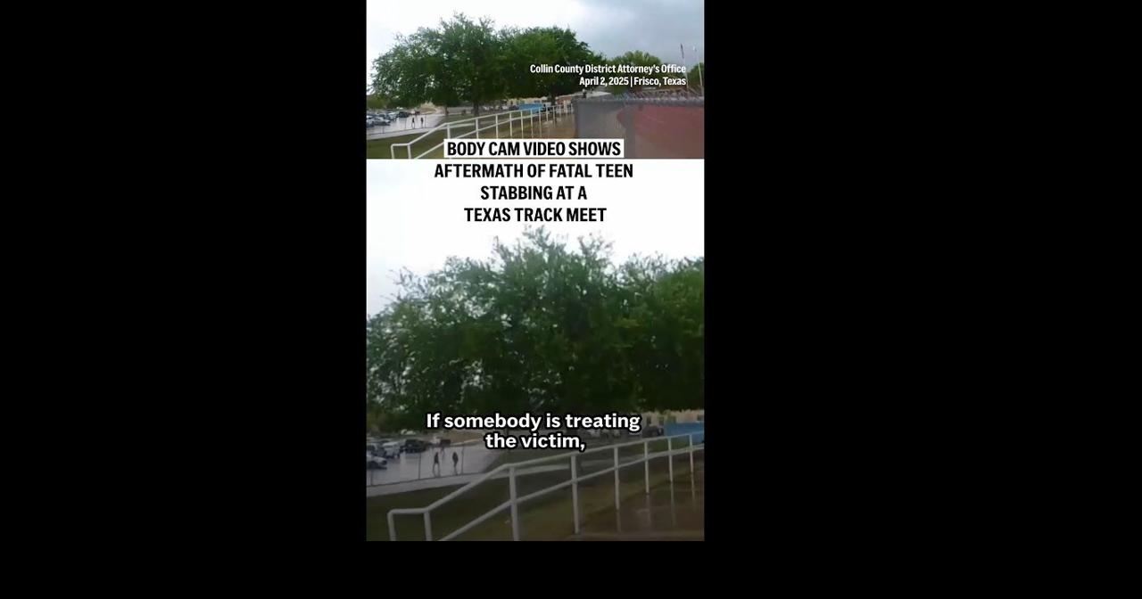 Body cam video shows aftermath of fatal teen stabbing at a Texas track ...