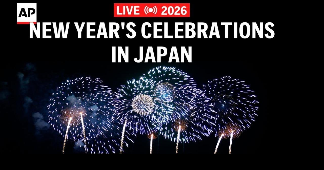 Japan 2026 celebrations LIVE: Tokyo rings in the new year | Ap Video ...