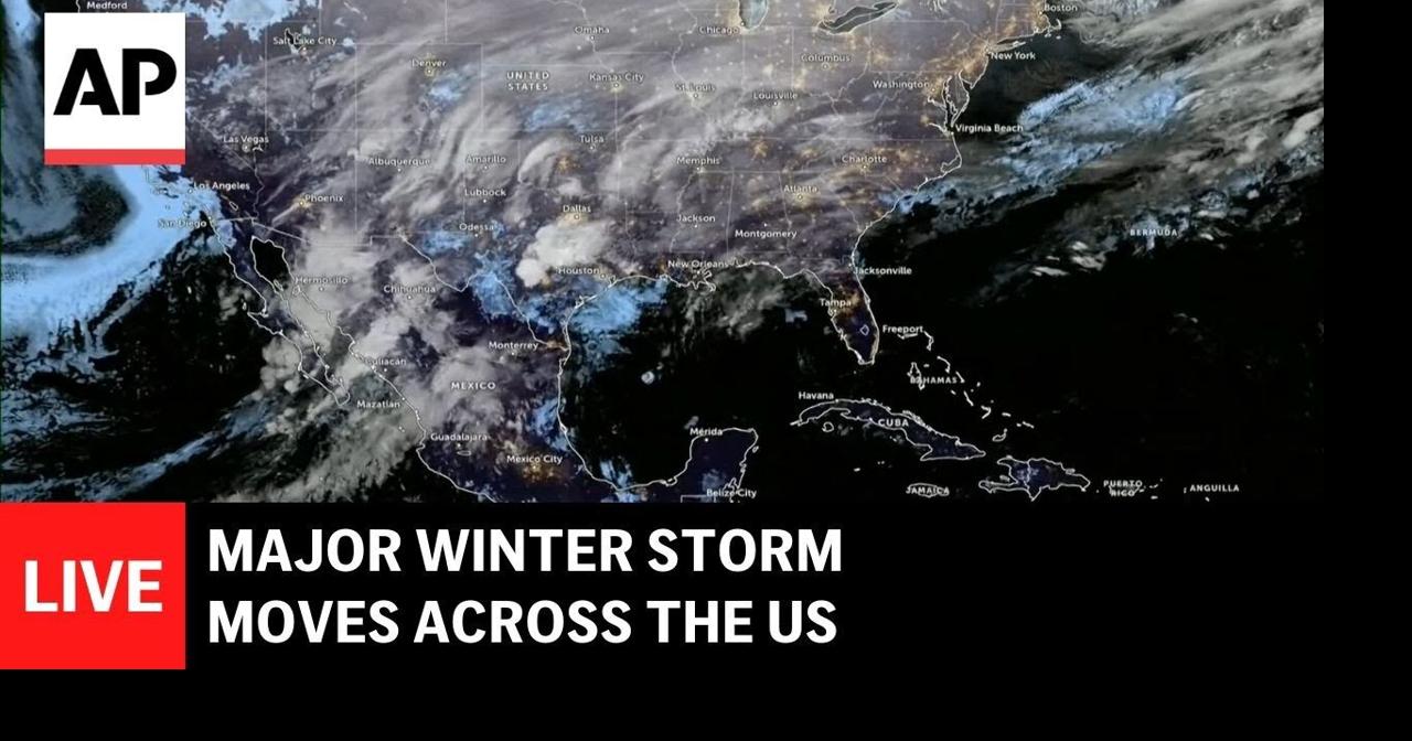 Weather LIVE: Tracking major winter storm moving across the US | Ap ...