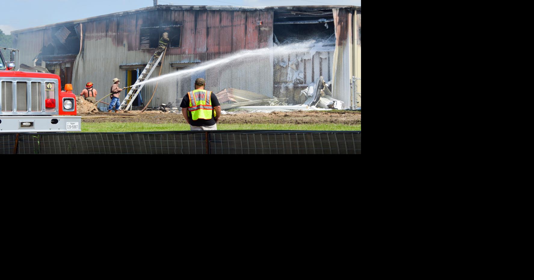 Firefighters battle blaze at Corrigan-Camden High School | Local ...