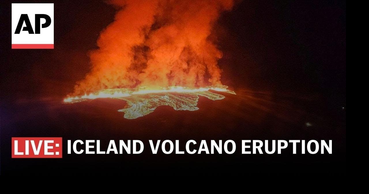 Iceland volcano eruption LIVE: Lava reaches the town of Grindavík | Ap ...