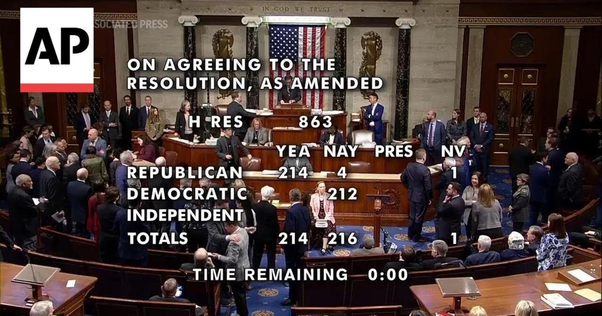 Moment The House Vote To Impeach Alejandro Mayorkas Fails Ap Video