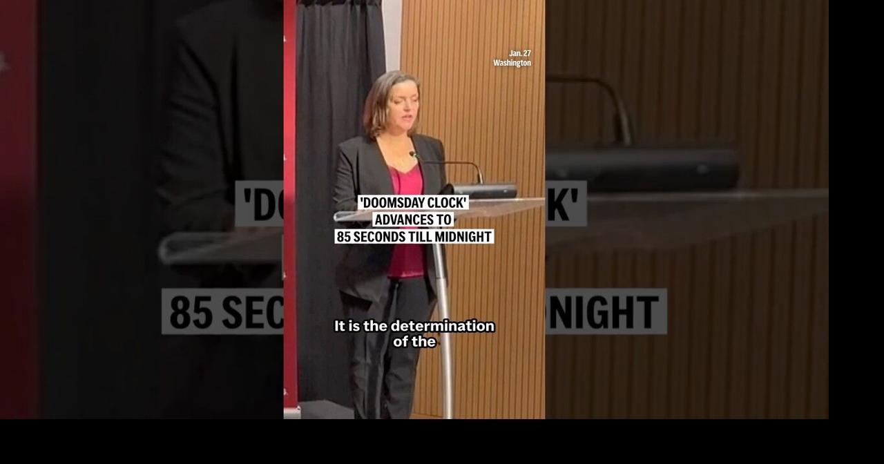 'Doomsday Clock' advances to 85 seconds till midnight | Ap Video ...