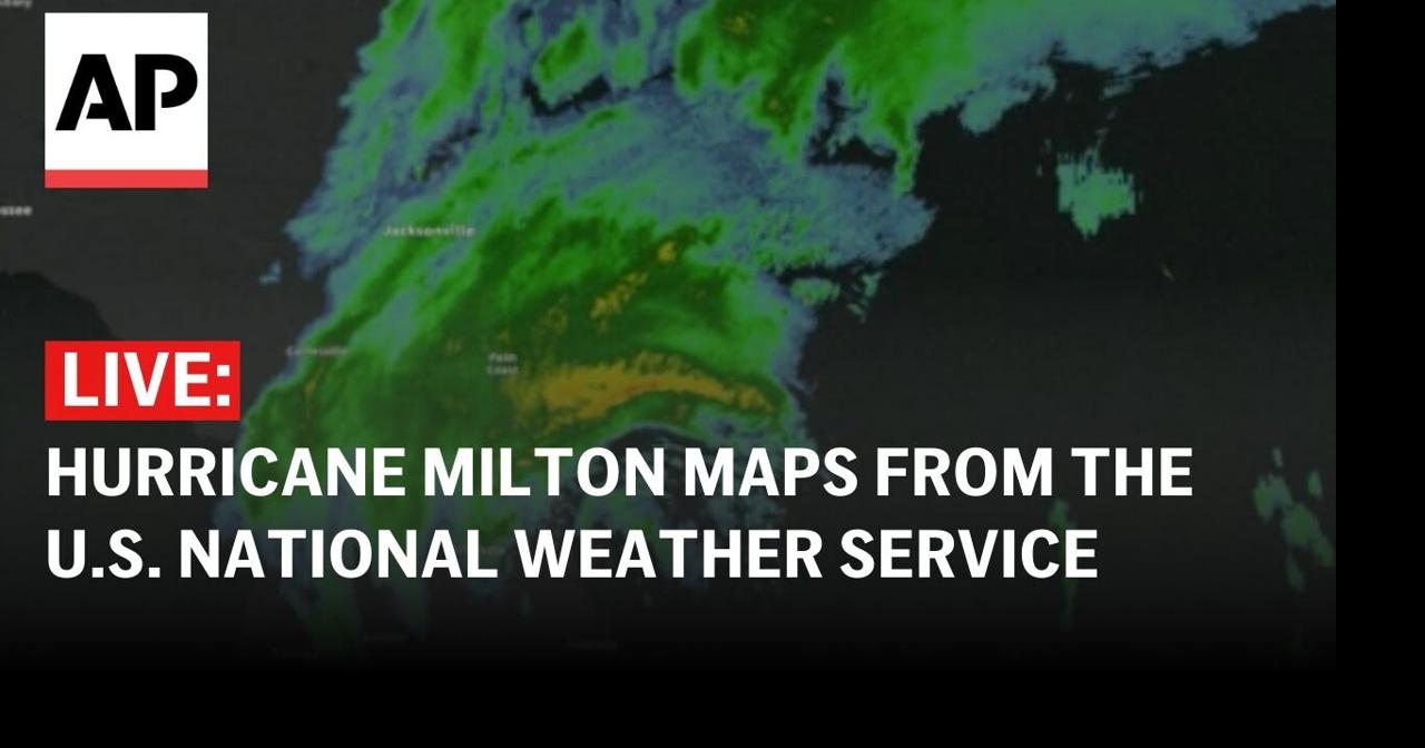 Hurricane Milton maps LIVE: Loop of images from the U.S. National ...