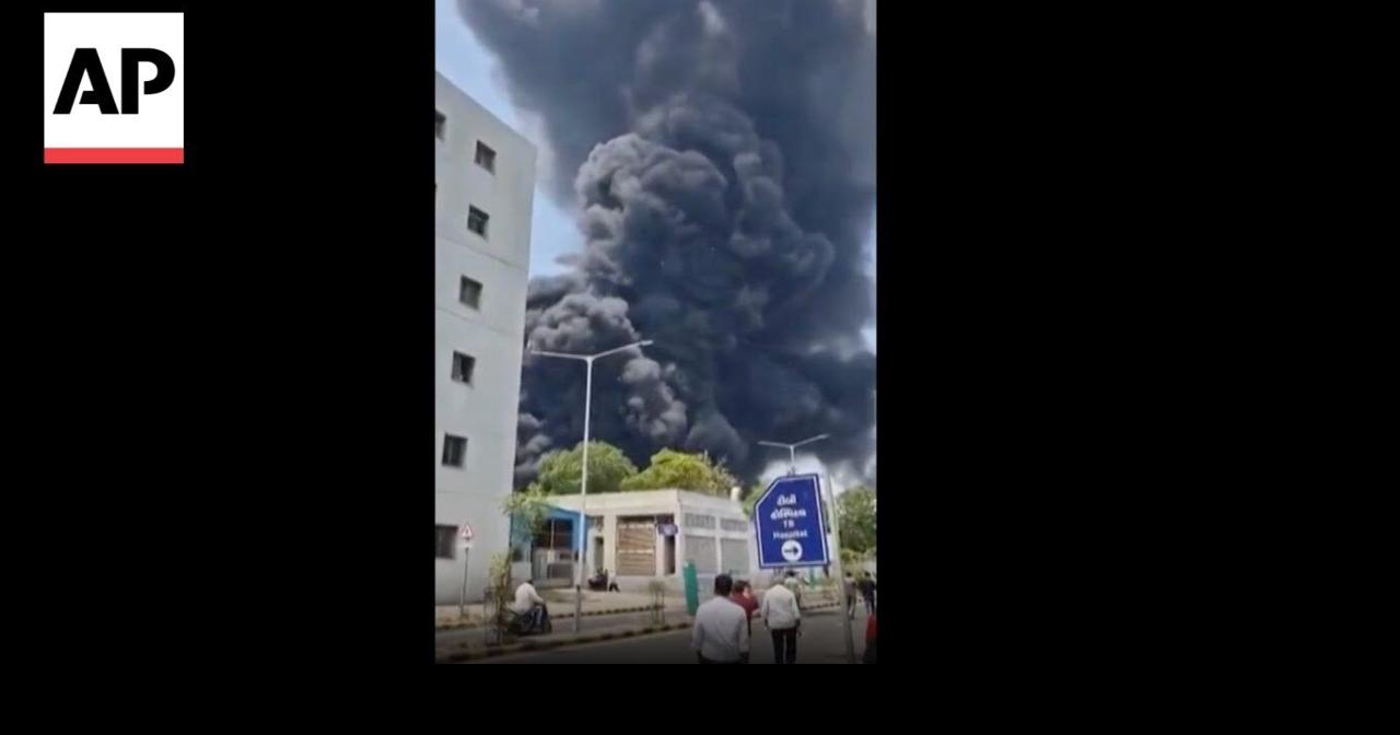 Video shows aftermath of Air India plane crash with over 240 aboard ...