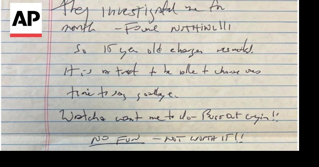Jeffrey Epstein's cellmate says he found a suicide note in a book | Ap ...