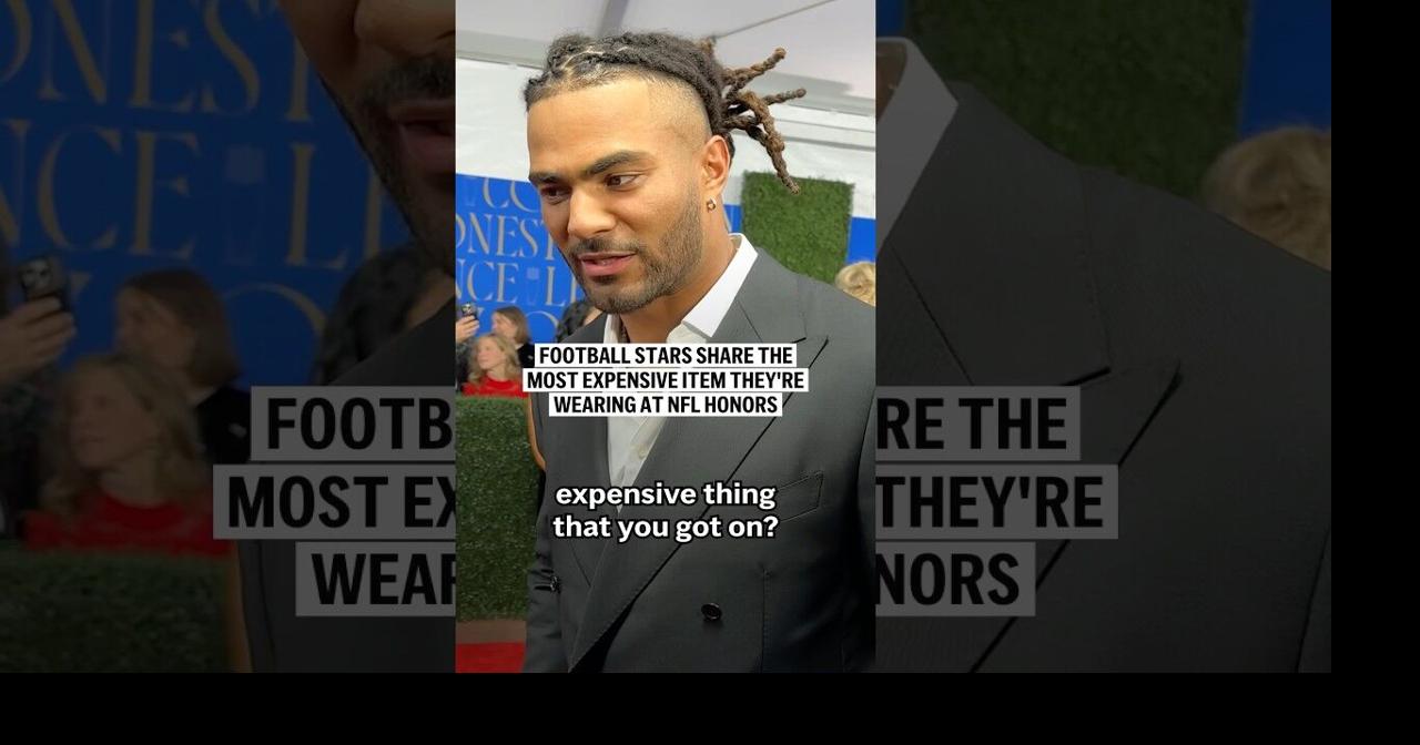Football stars share the most expensive item they're wearing at NFL ...