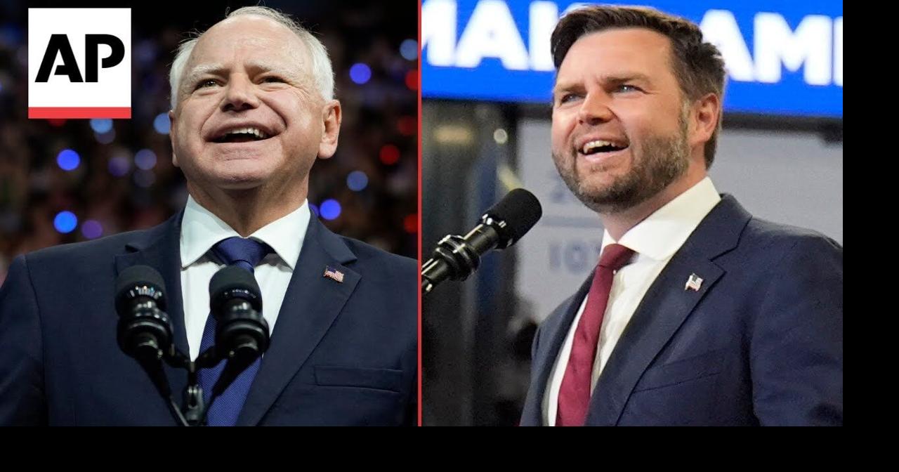 How Tim Walz and JD Vance size up as 2024 VP picks | Ap Video ...