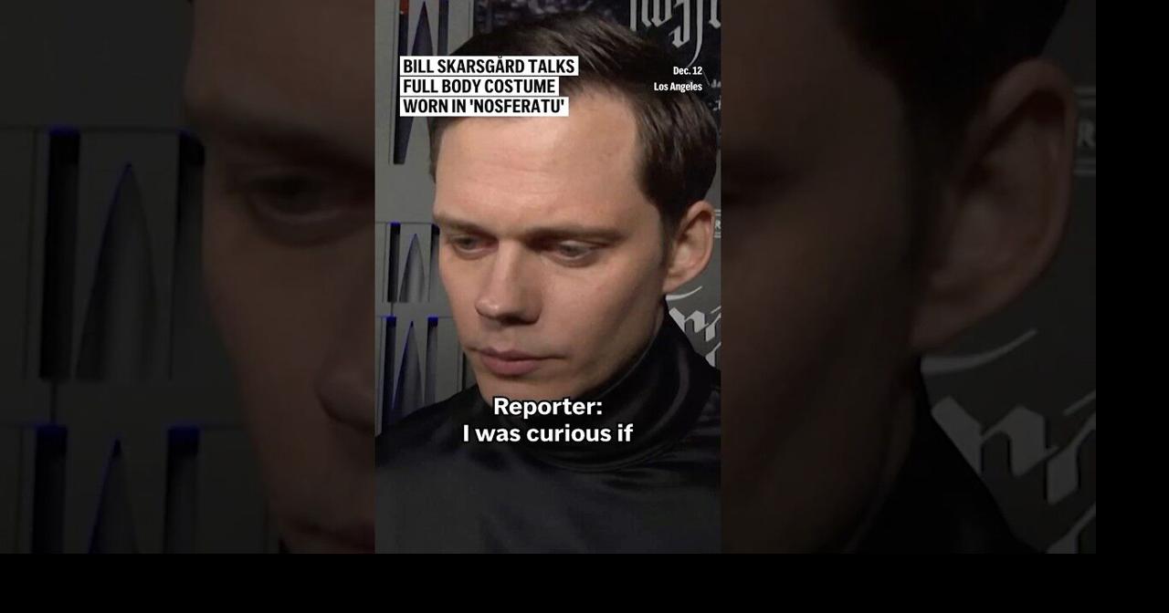 Bill Skarsgård talks full body costume worn in 'Nosferatu' | Ap Video ...