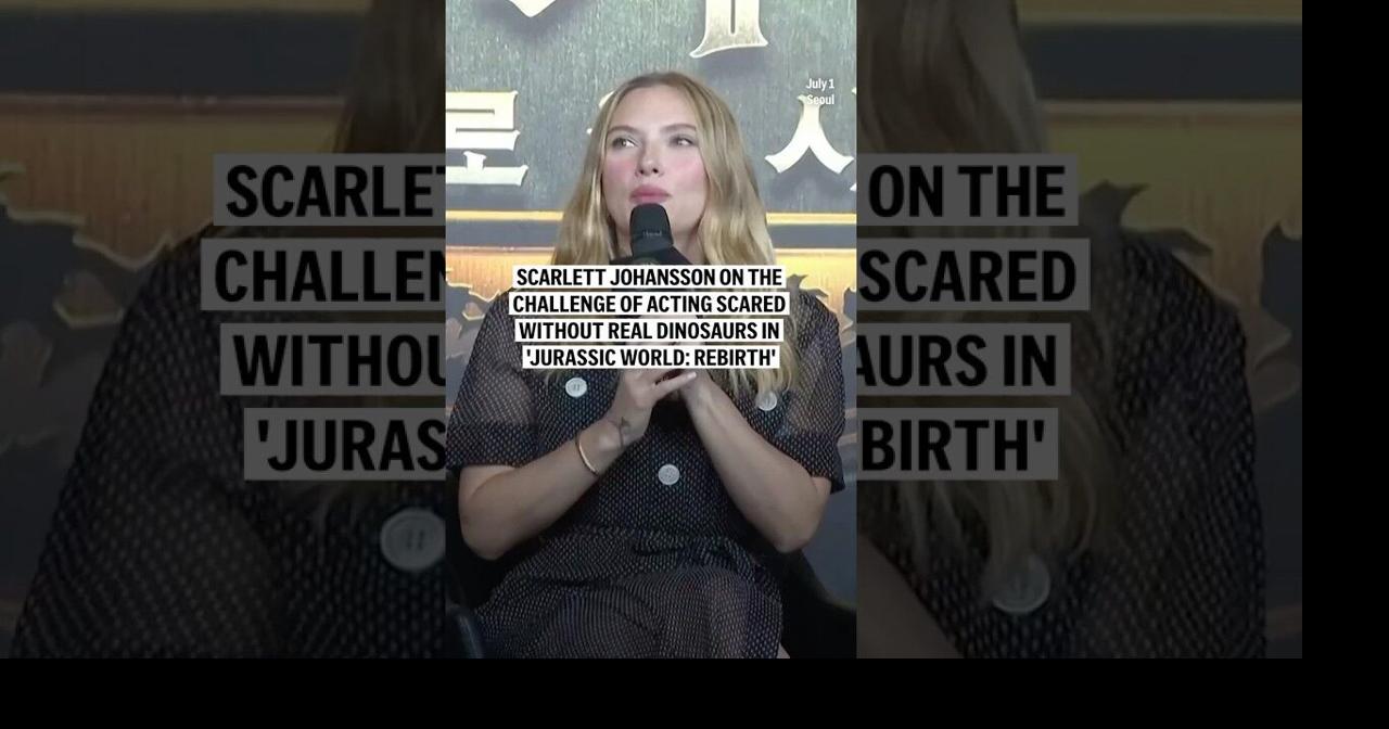 Scarlett Johansson on the challenge of acting scared without real ...
