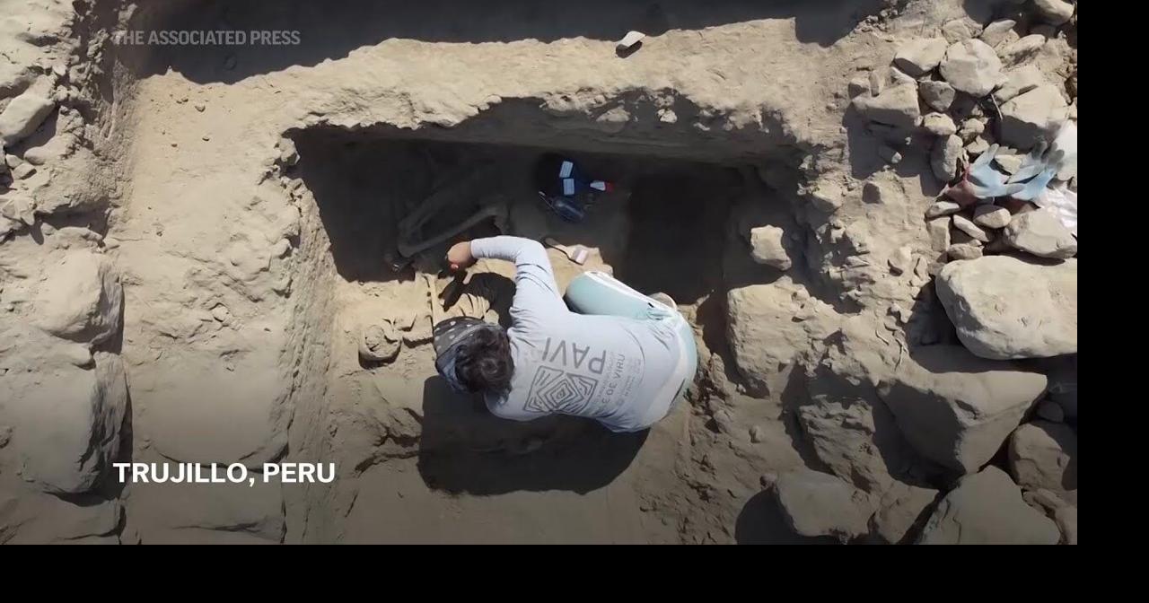 Peruvian archaeologists uncover ancient burial estimated to be 3,800 ...