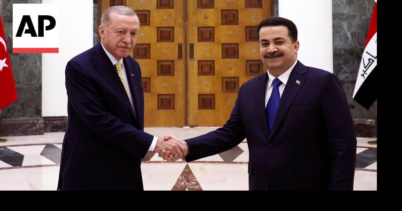 Turkey's Erdogan meets Iraqi PM Al Sudani on first state visit in a ...