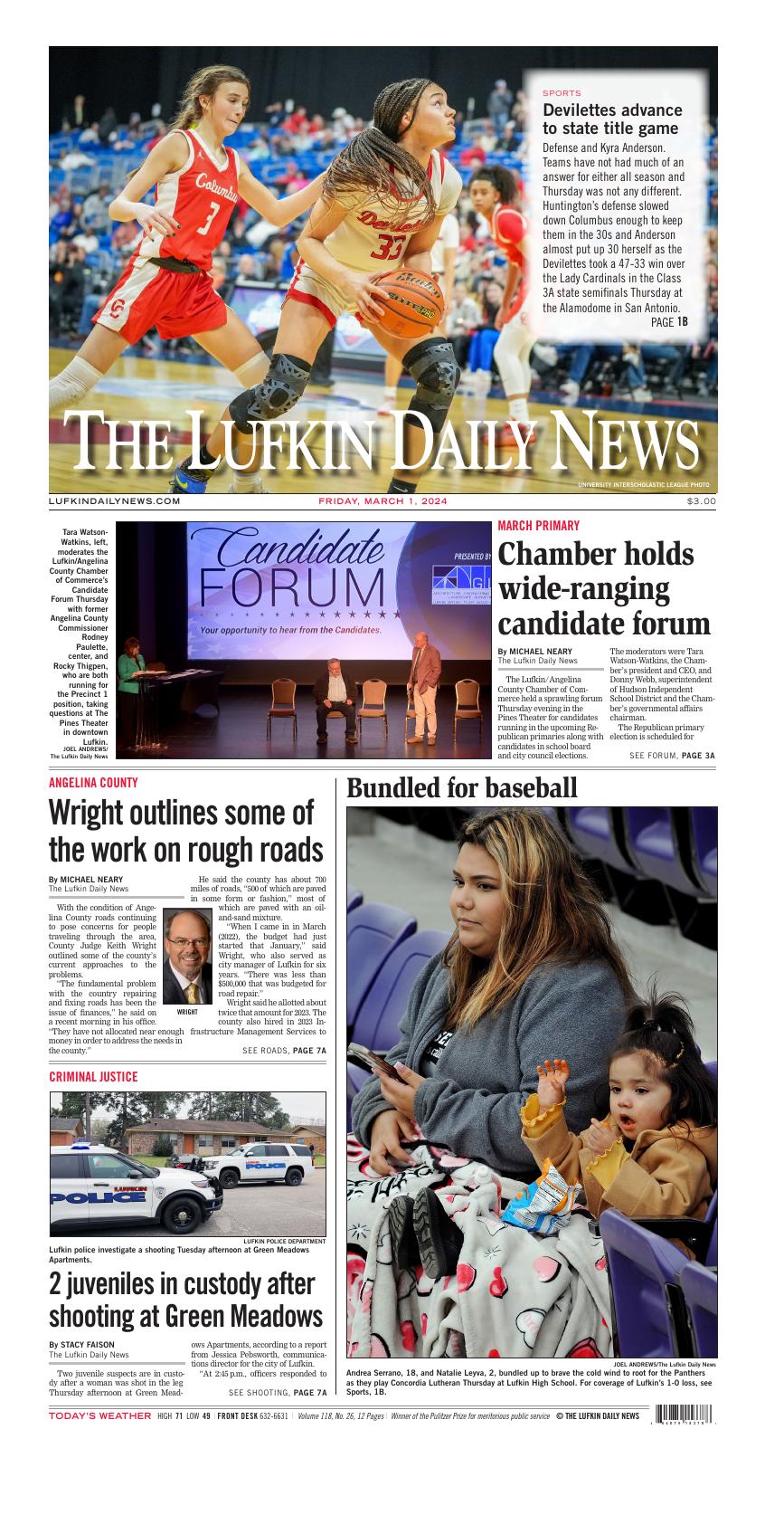 Page A1 | Lufkin Daily News E-Edition | lufkindailynews.com