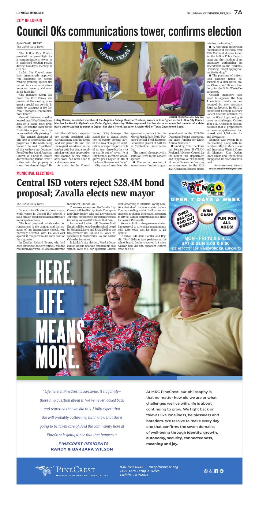 Page A7 | Lufkin Daily News E-Edition | lufkindailynews.com
