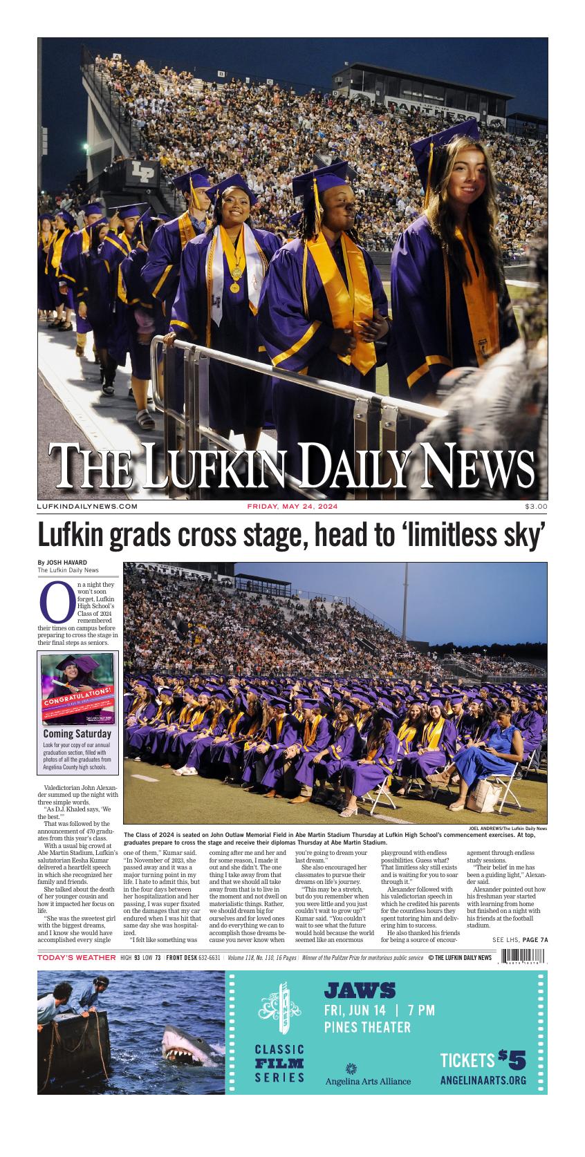 Page A1 | Lufkin Daily News E-Edition | lufkindailynews.com