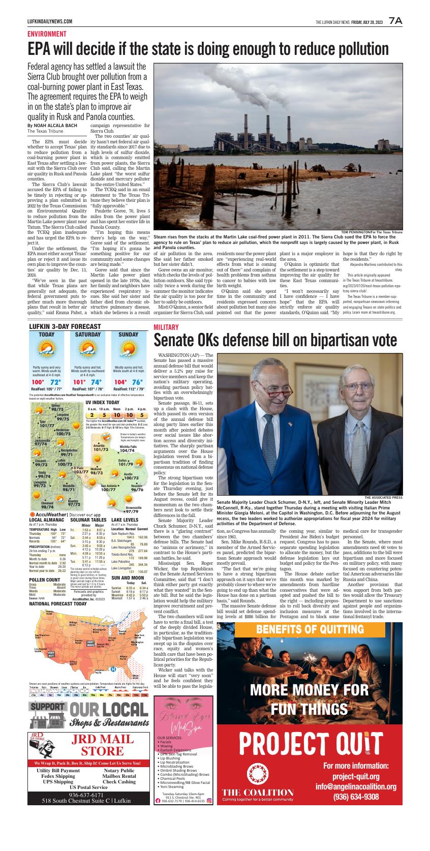 Page A7 | Lufkin Daily News E-Edition | lufkindailynews.com