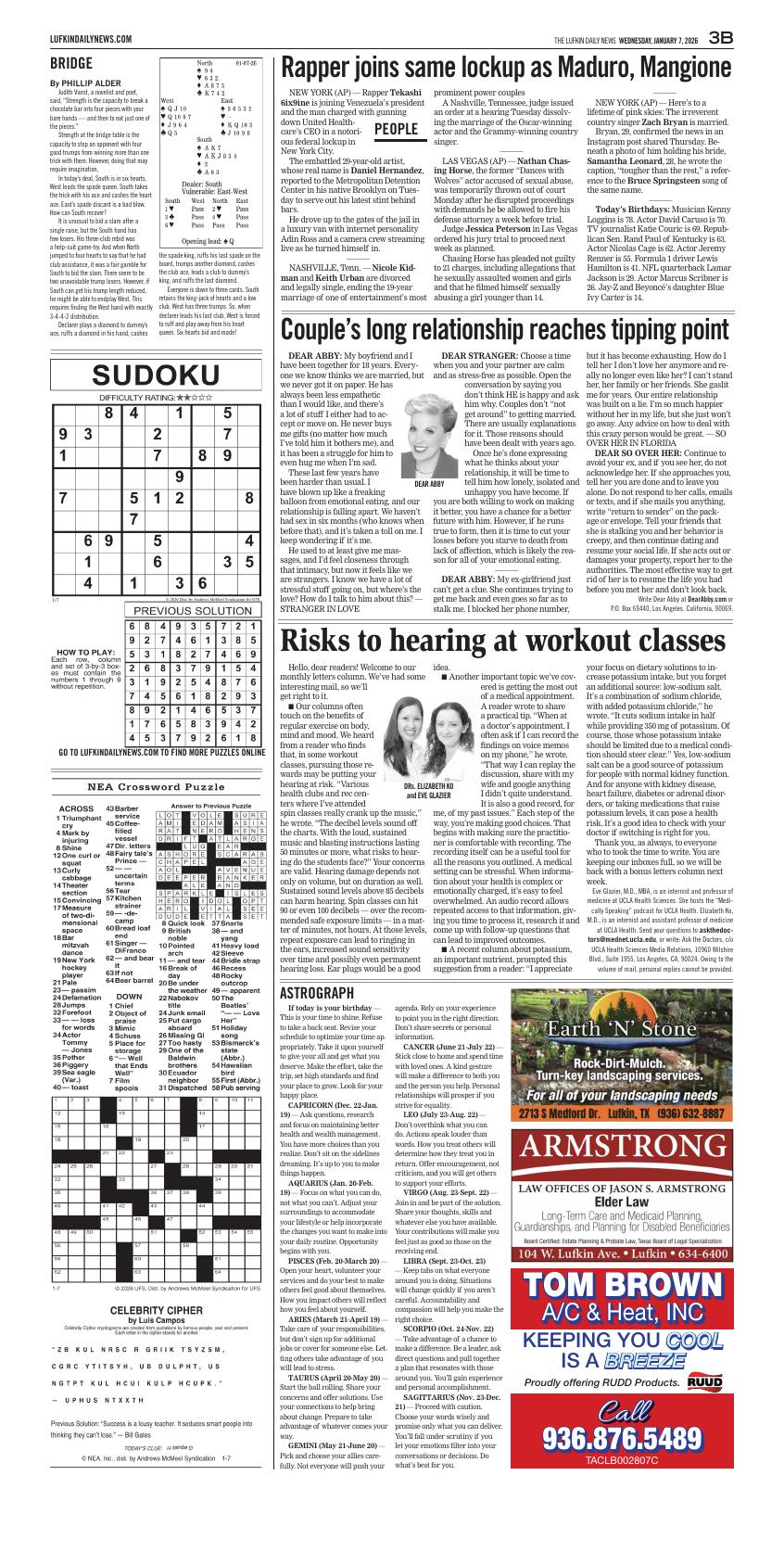Page B3 | Lufkin Daily News E-Edition | lufkindailynews.com