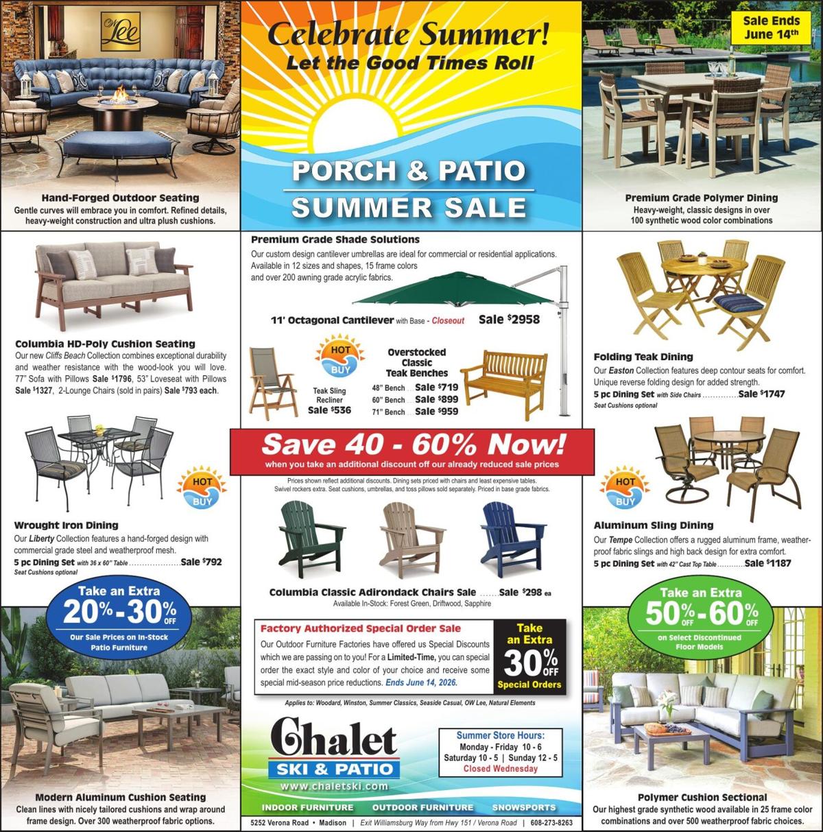 CHALET SKI & PATIO - Ad from 2026-06-14